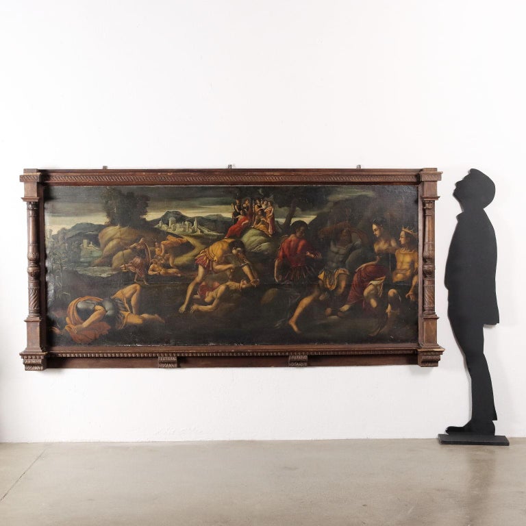 Unknown - Mythological Subject, Italy XVII Century, The Tale of Apollo ...