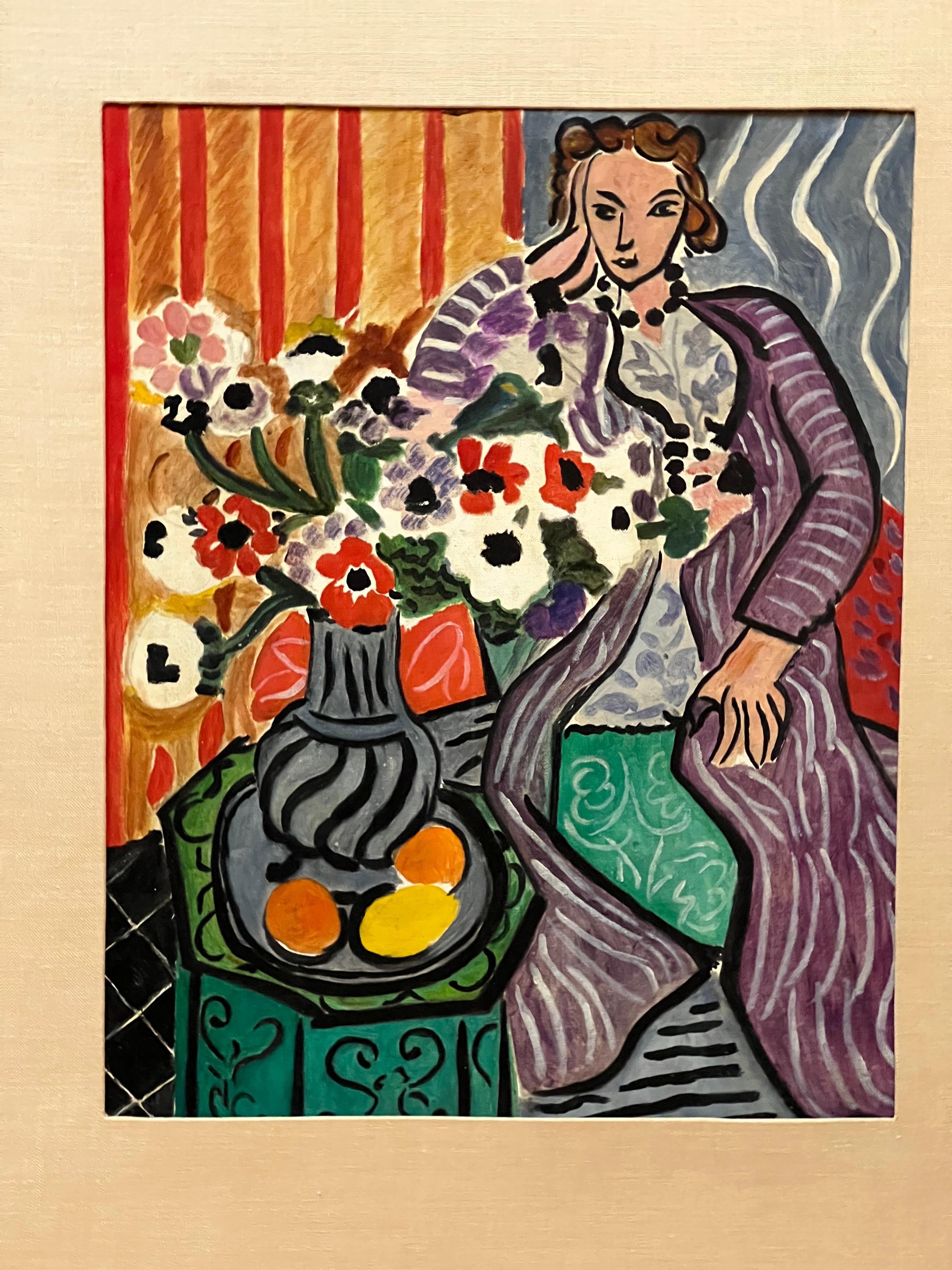 Unknown - Oil on Canvas Reproduction after the "Purple Dressing Gown ...