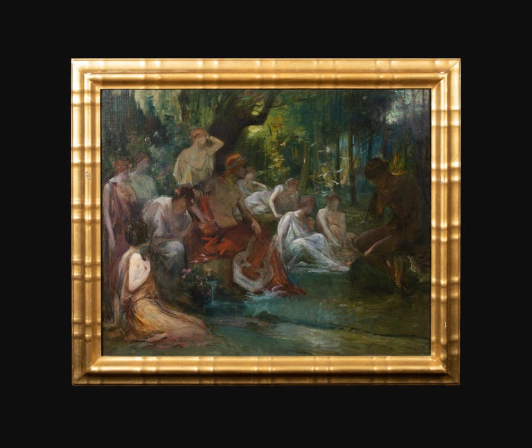 Unknown - Orpheus and Nymphs, 19th Century For Sale at 1stDibs