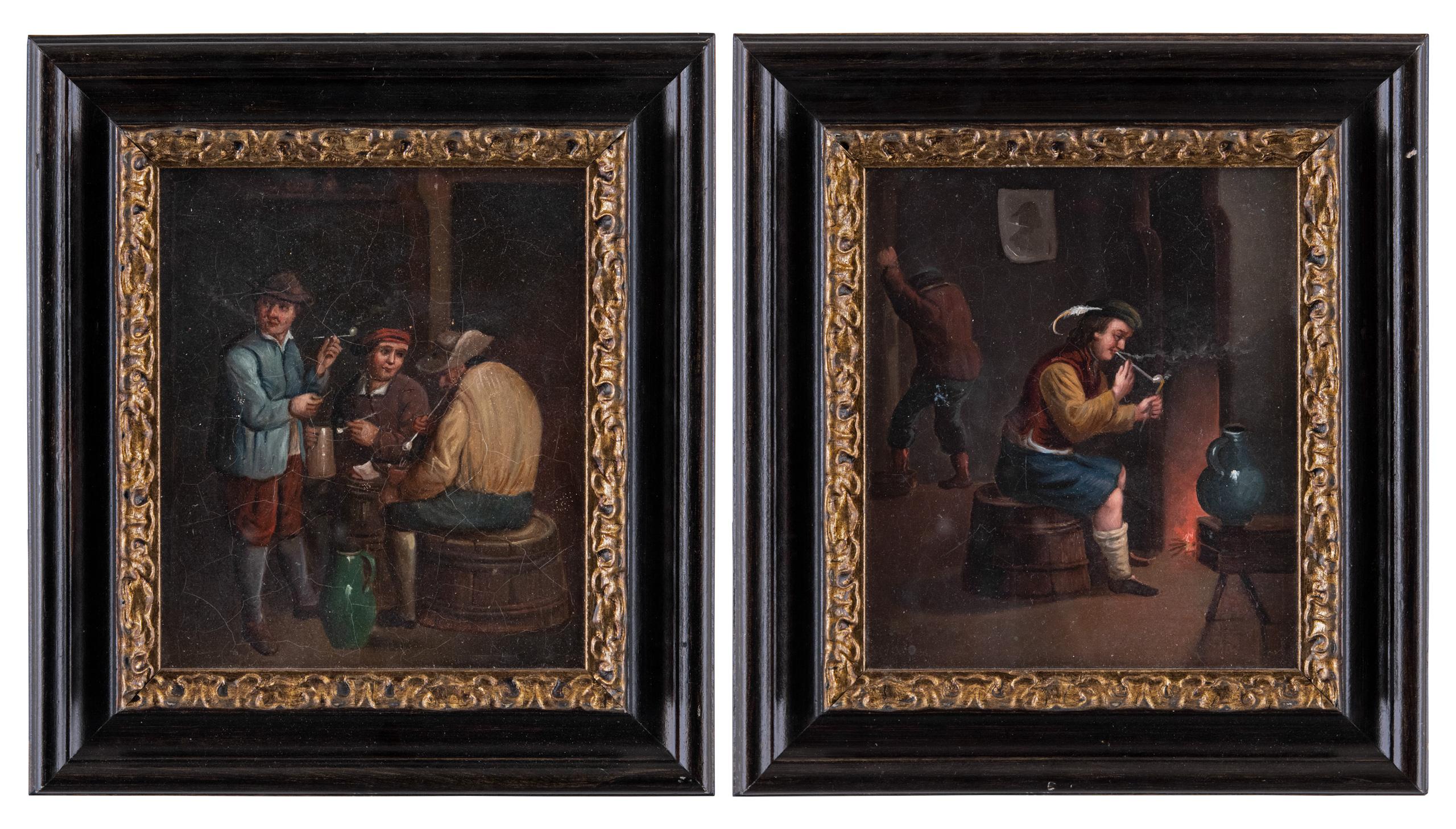 John S.C. Schaak - A Tavern Interior, 18th Century Old Master ...