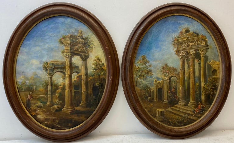 Unknown - Pair of 19th Century Shepherd and Shepherdess Amongst Ancient ...