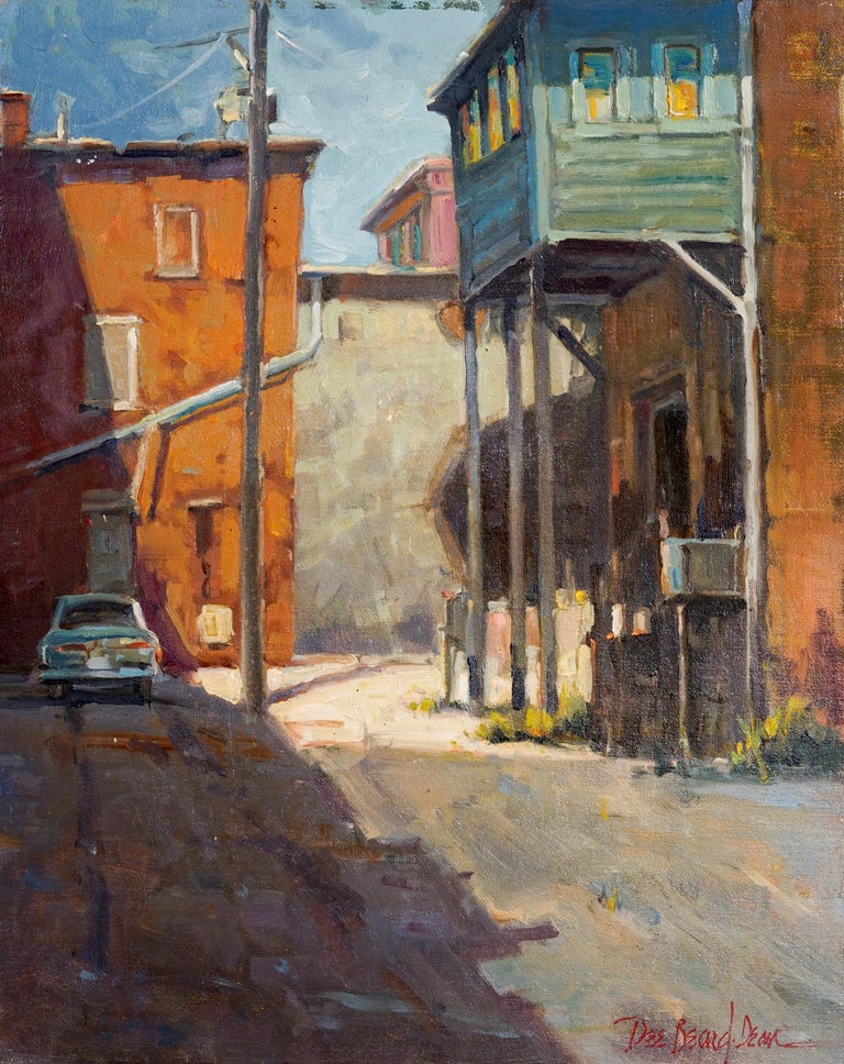 Dee Beard Dean - Parked in the Shade, Plein Air Original Fine Art Oil ...