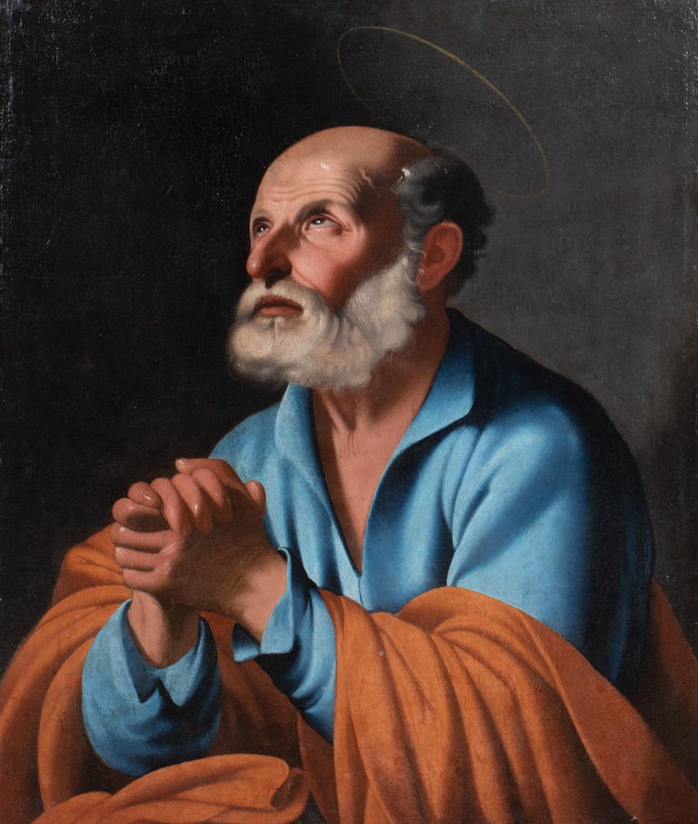 Unknown - Penitent Saint Peter, 17th Century For Sale at 1stDibs