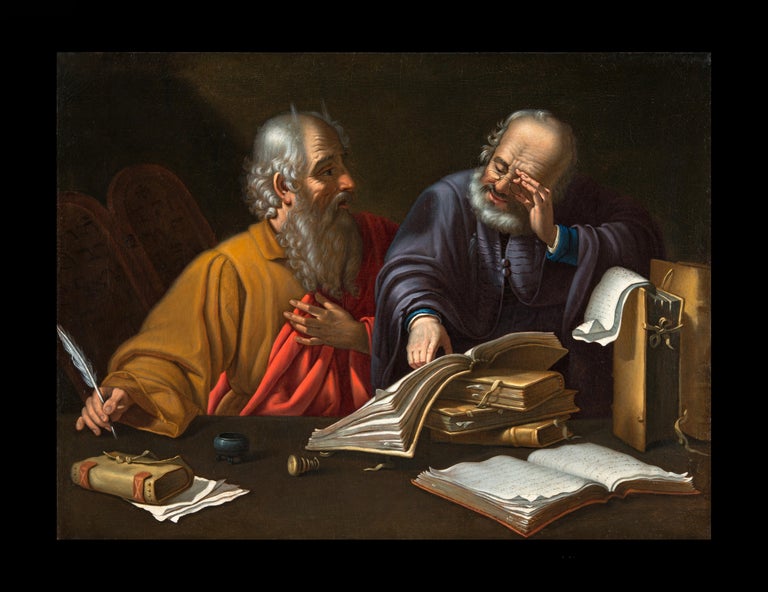 Unknown - Pittore Toscano da Rutilio Manetti, Mosè e Aronne For Sale at ...