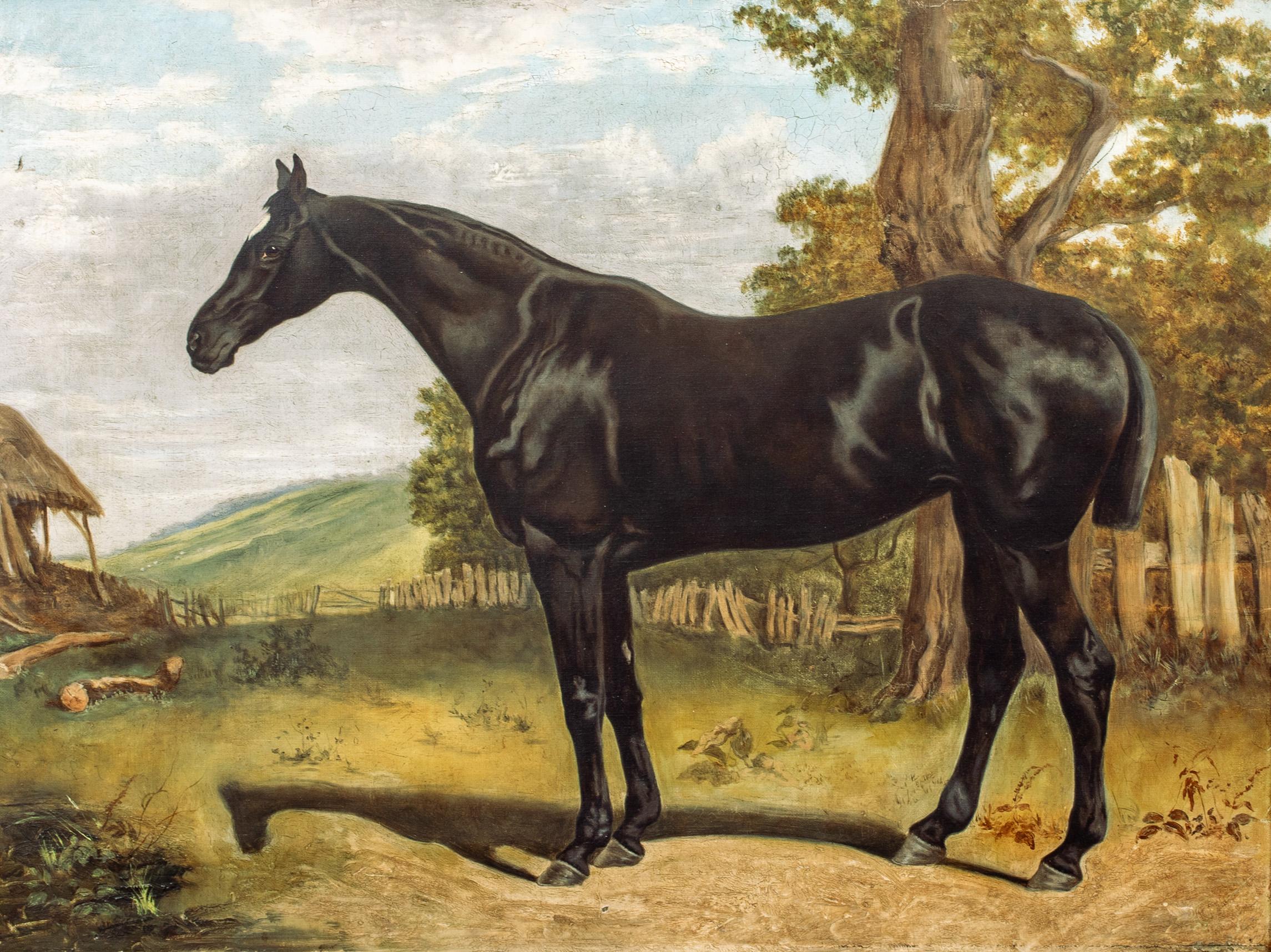 Unknown - Portrait Of A Black Hunter In A Landscape, 19th Century For ...