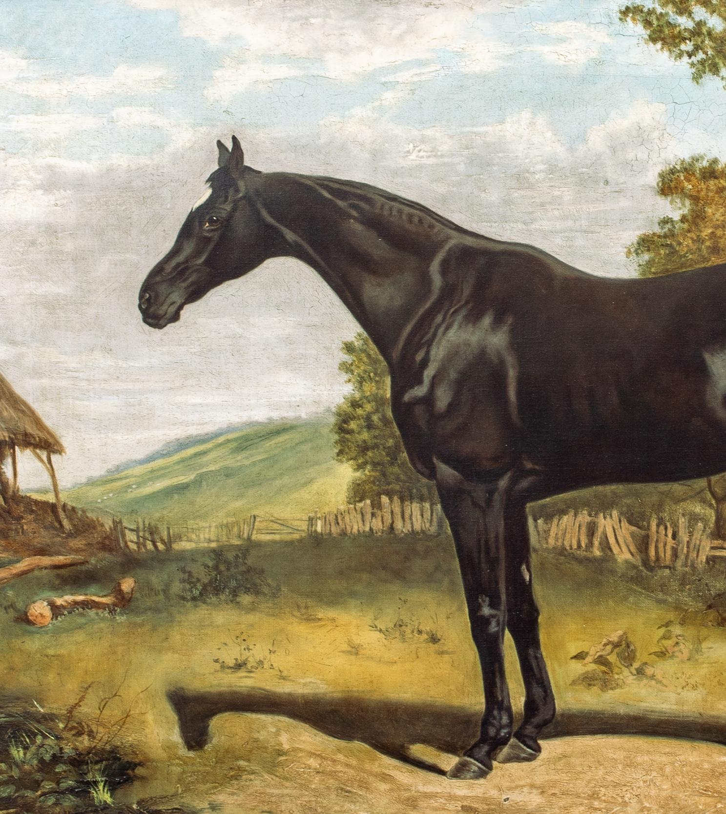 Unknown - Portrait Of A Black Hunter In A Landscape, 19th Century For ...