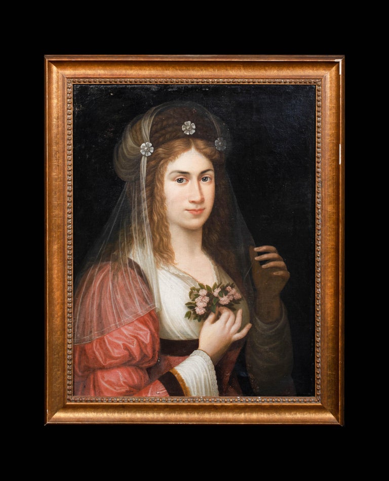 Unknown - Portrait Of A Bride, 17th Century - European School - early ...