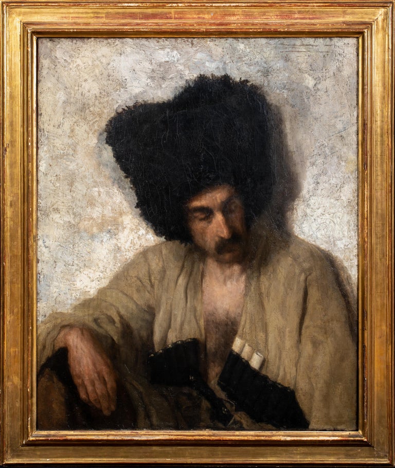 Unknown - Portrait Of A Circassian Guerilla, 19th Century Russian ...