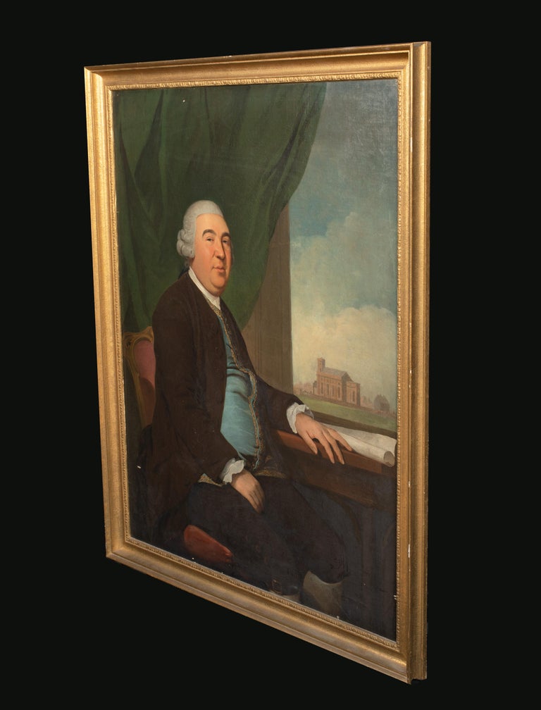 Unknown - Portrait Of A Gentleman, circa 1750 For Sale at 1stDibs