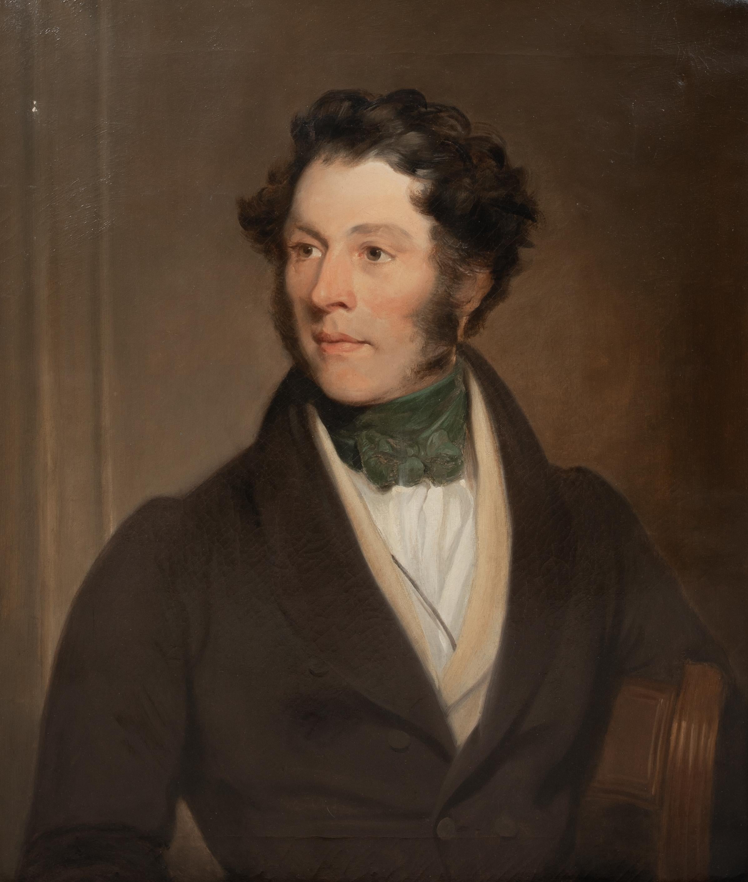 Unknown - Portrait Of A Gentleman, early 19th Century English School ...
