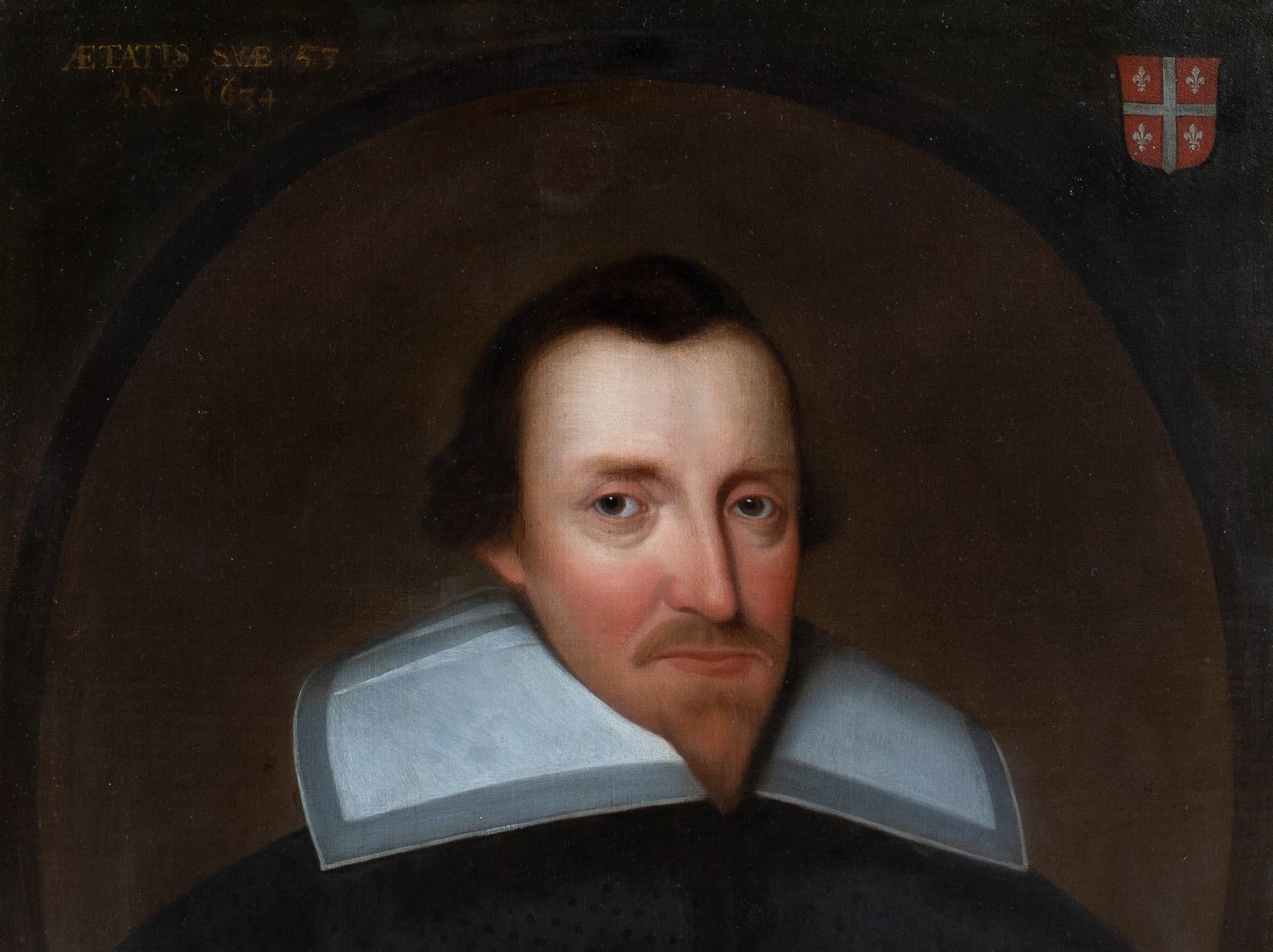 Unknown - Portrait Of A Henry Ashurst, dated 1634 at 1stDibs