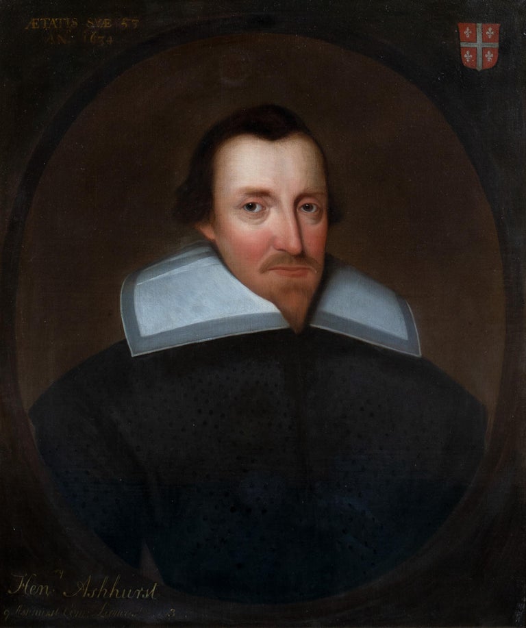 Unknown - Portrait Of A Henry Ashurst, dated 1634 at 1stDibs