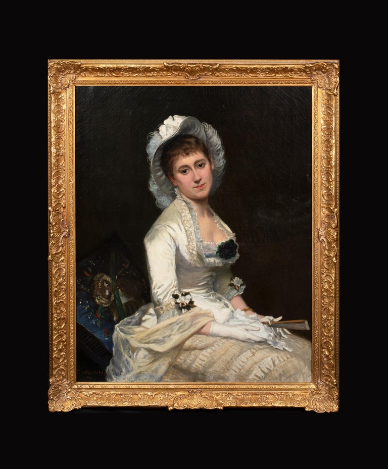Unknown - Portrait Of A Lady, circa 1880 For Sale at 1stDibs