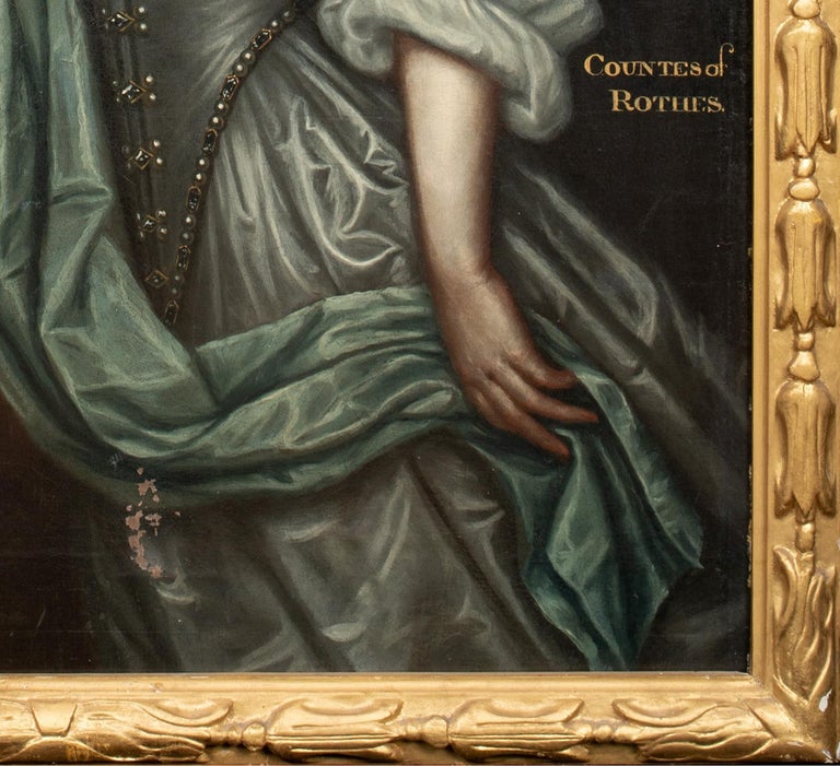Unknown - Portrait Of A Lady Margaret Leslie, Countess Of Rothes For ...