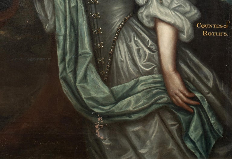 Unknown - Portrait Of A Lady Margaret Leslie, Countess Of Rothes For ...