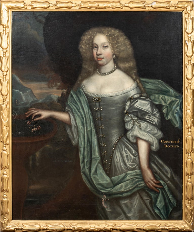 Unknown - Portrait Of A Lady Margaret Leslie, Countess Of Rothes For ...