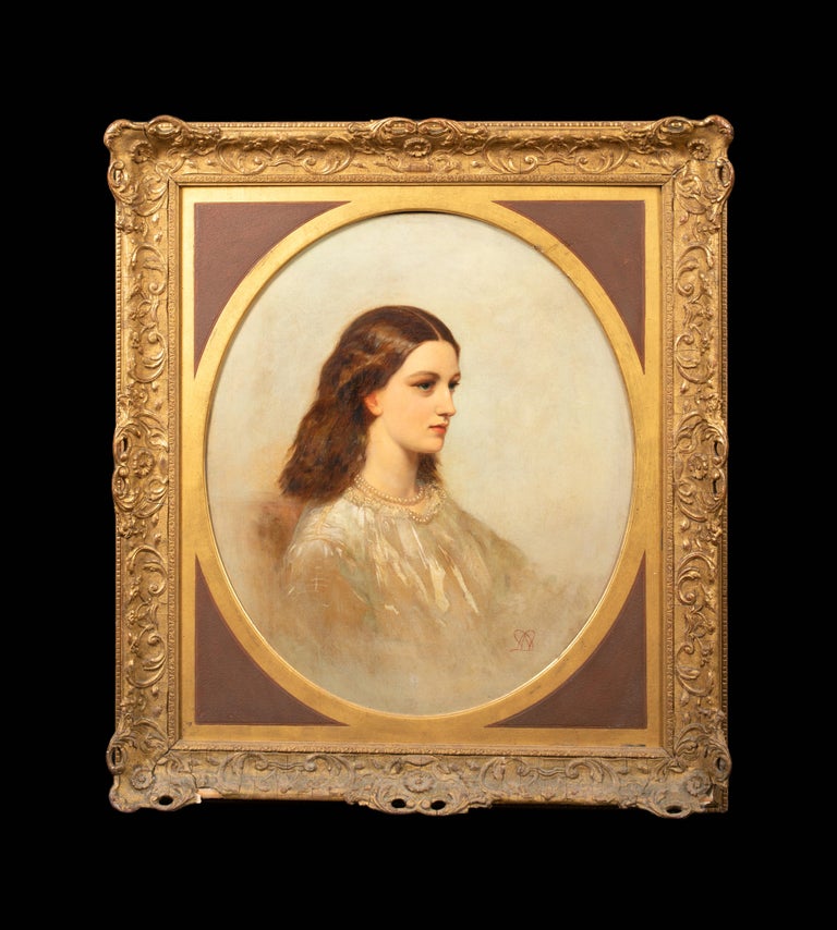 Unknown - Portrait Of A Lady, Rebekkah Solomon, 19th Century ...