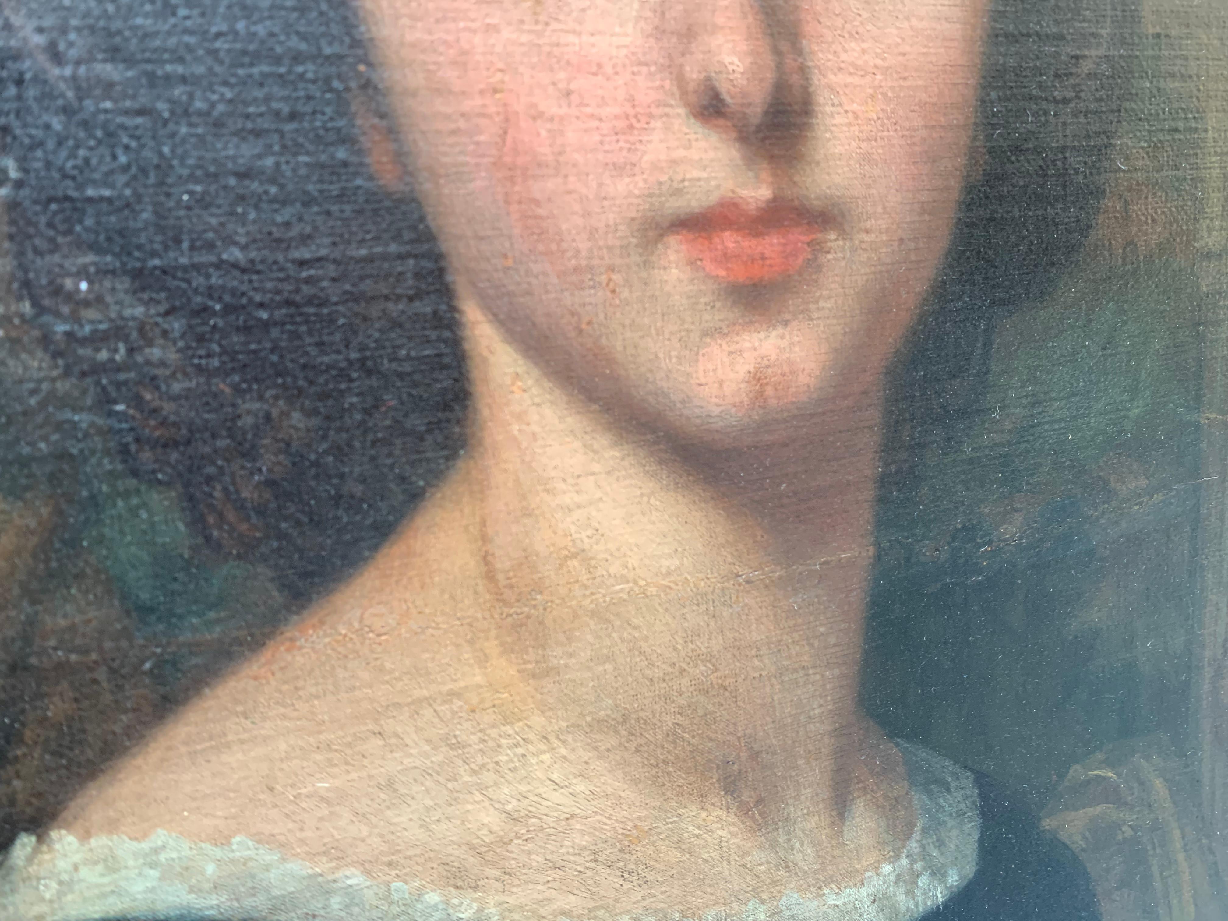 Unknown - Portrait of a young girl. Circa 1860 Entourage of Amaury ...