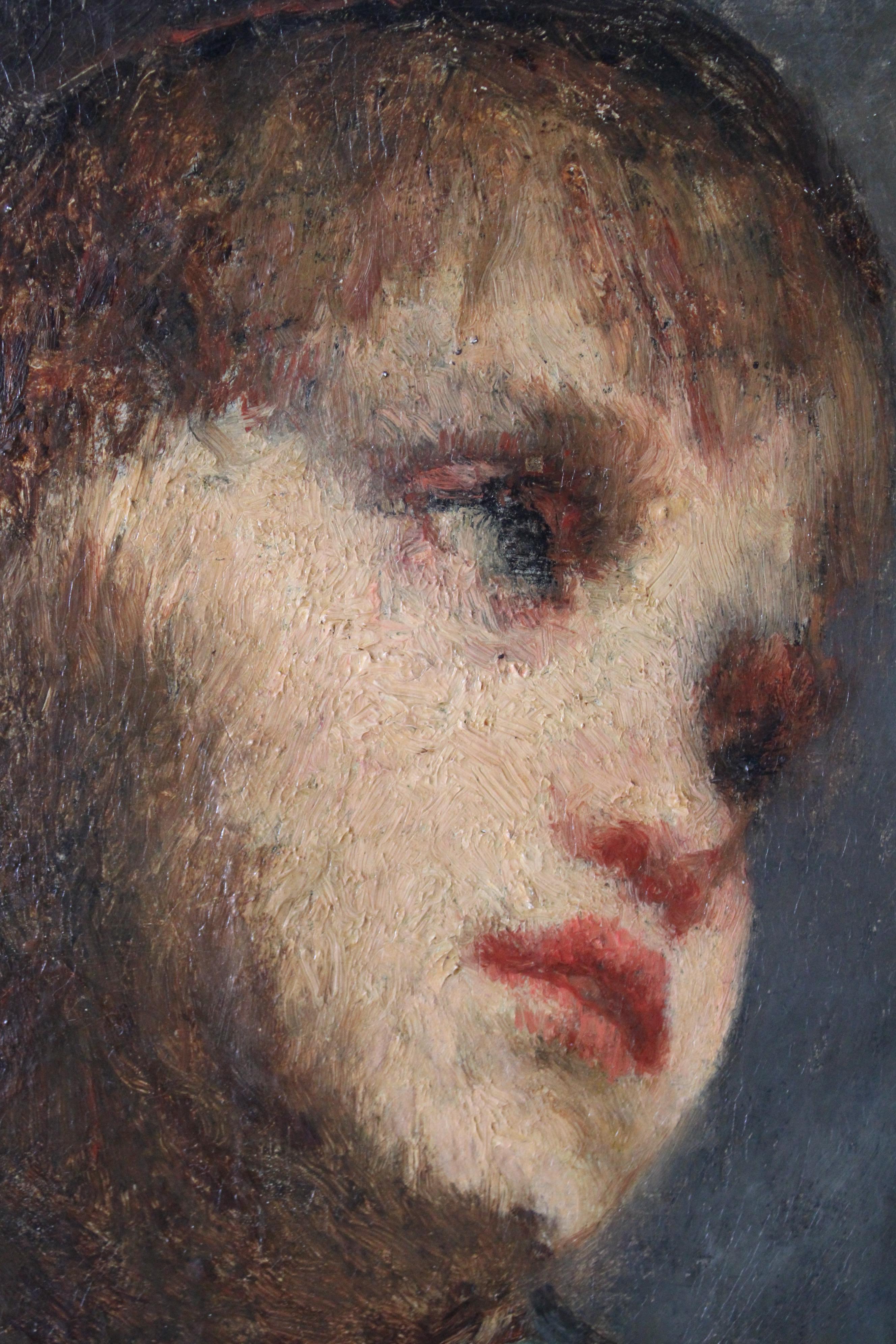 Unknown - Portrait of a young man, impressionist oil painting, 19th century male portrait For ...