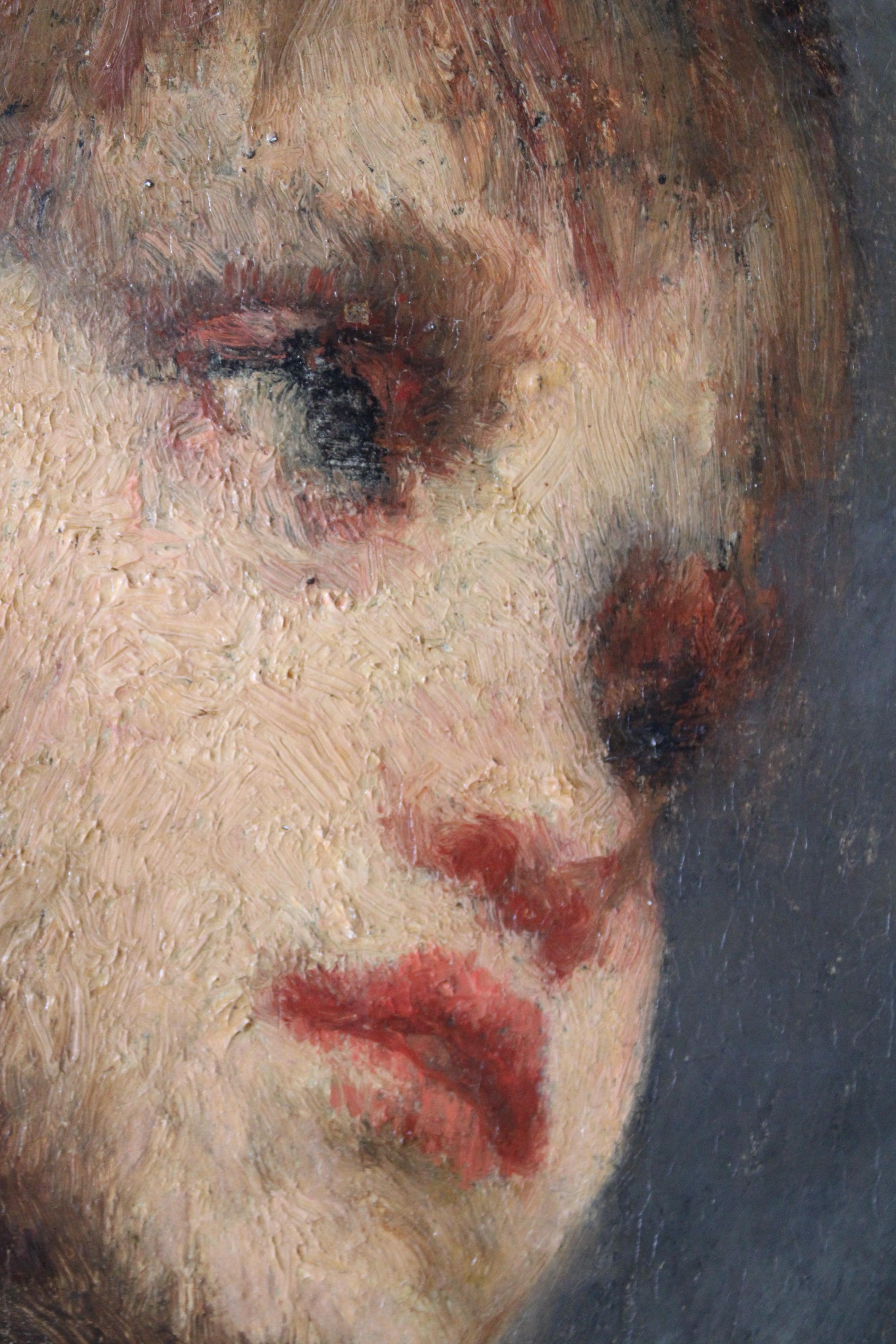 Unknown - Portrait of a young man, impressionist oil painting, 19th century male portrait For ...