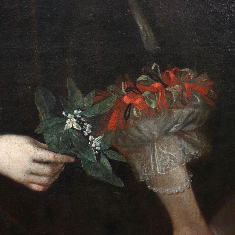 Unknown - Portrait of a Young Woman, 1666 For Sale at 1stDibs