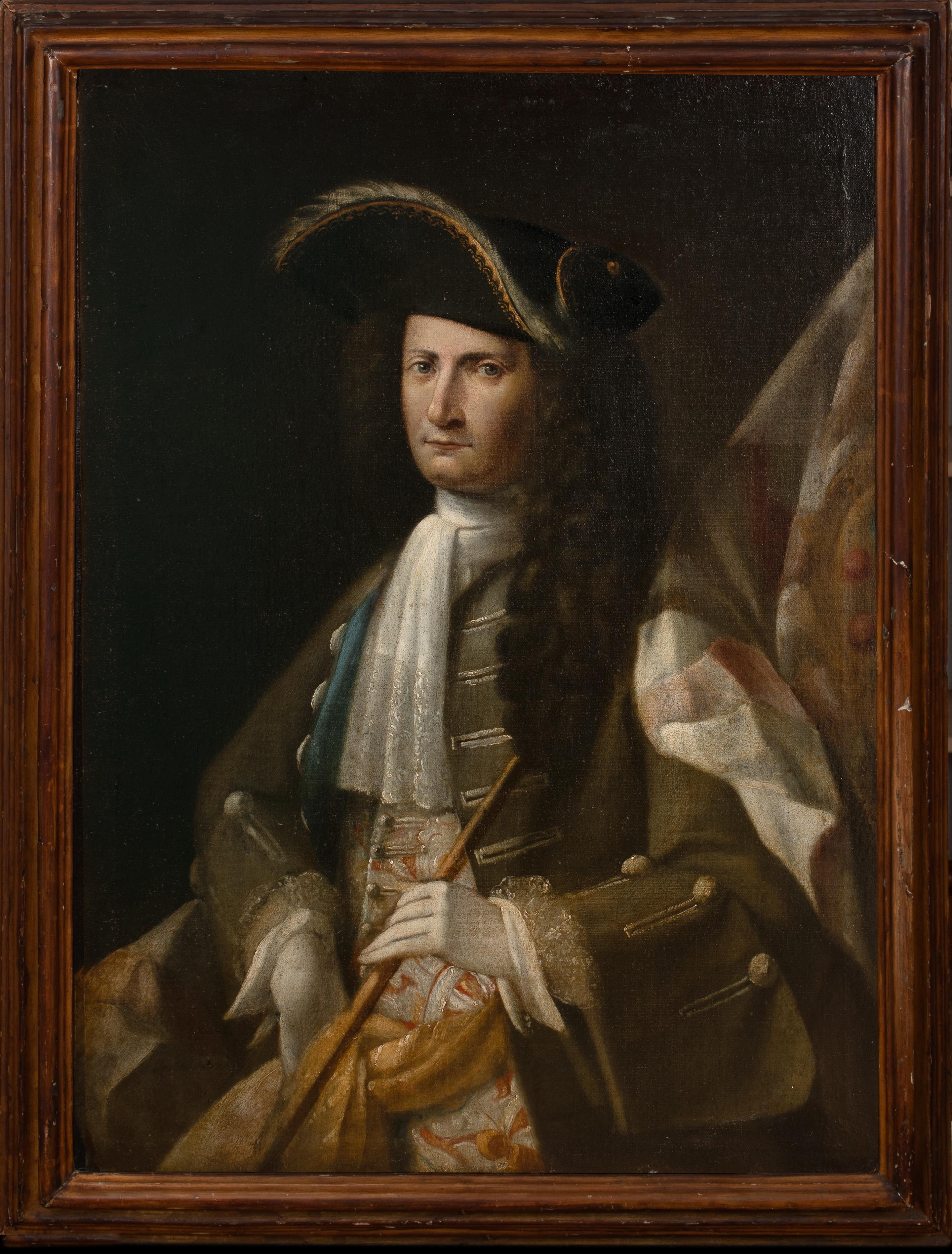 Unknown - Portrait Of Admiral Baron De Pointis, 17th Century French ...
