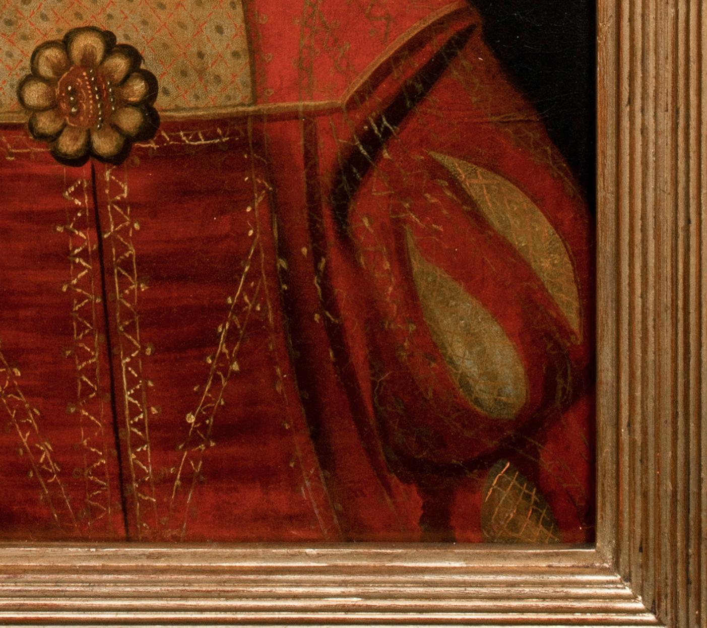 Unknown - Portrait Of Ann Barnwell (Nee Thomas) Of Norfolk, dated 1616 ...