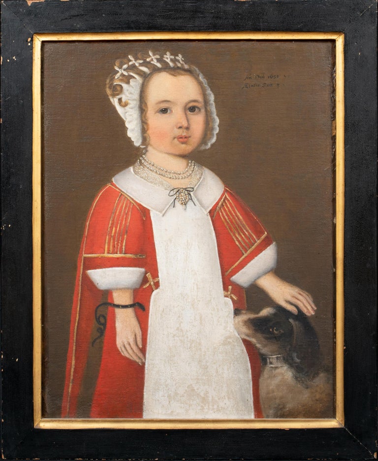 Unknown - Portrait Of Anna Daughter of Sir Nicholas Webb, dated 1651 ...