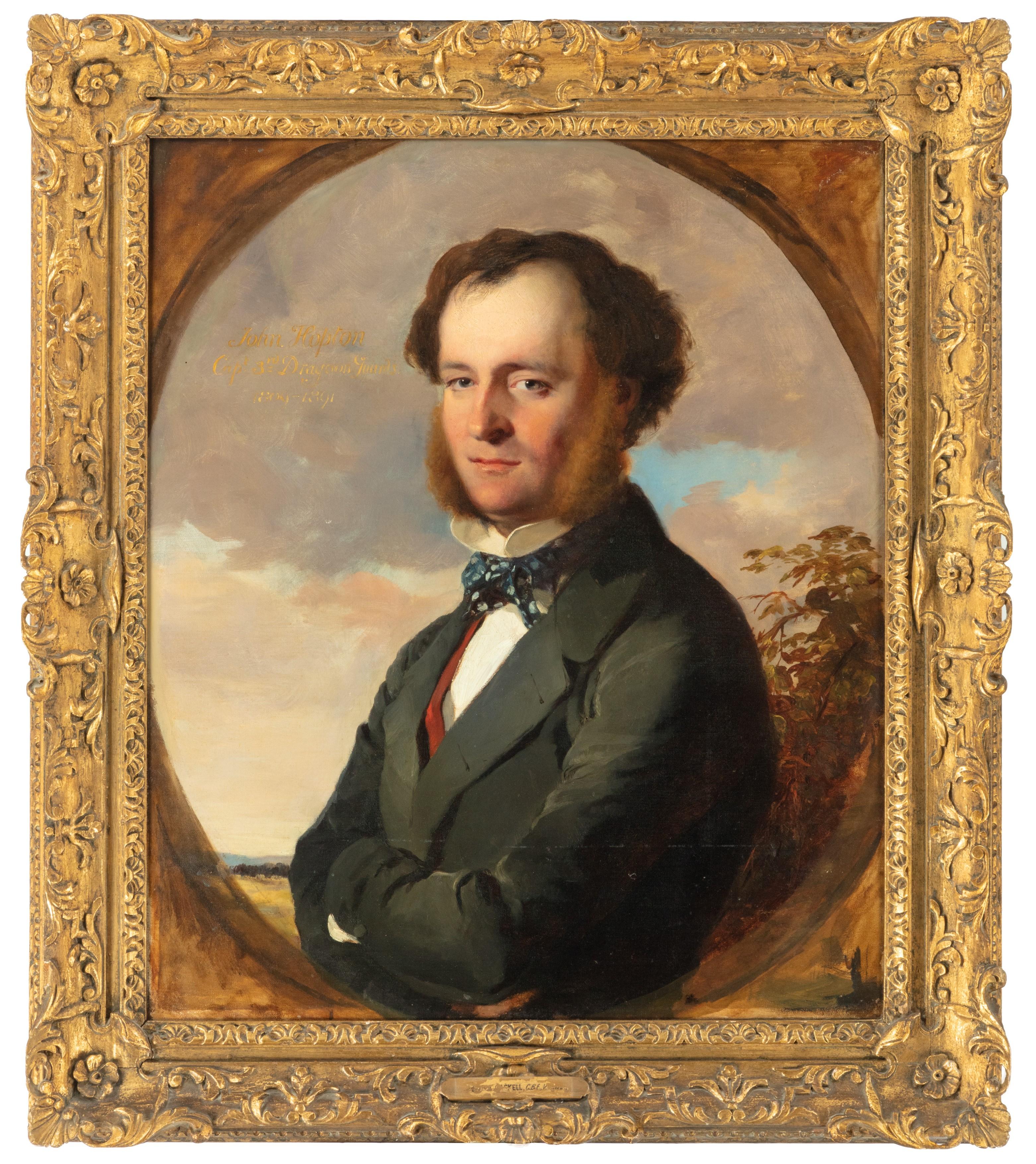 Carl Heuser - 19th Century oil painting portrait of a Tyrolean ...