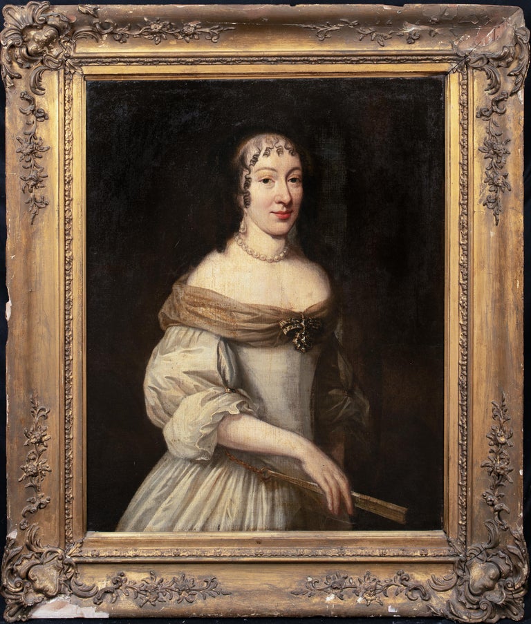 Unknown - Portrait Of Carlota de Hesse-Kassel, 17th Century Dutch School For Sale at 1stDibs