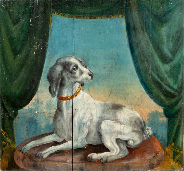 Unknown - Portrait Of Dog, 17th Century at 1stDibs