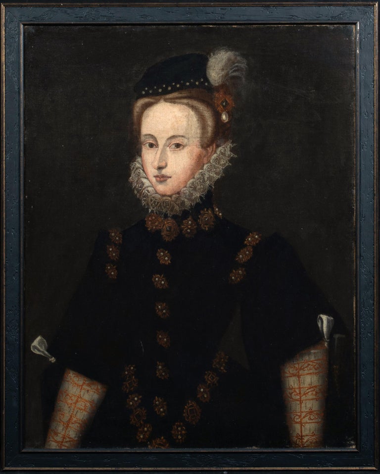 Unknown - Portrait d'Elisabeth d'Autriche (1554-1592) Reine de France, 16me sicle En vente sur ...