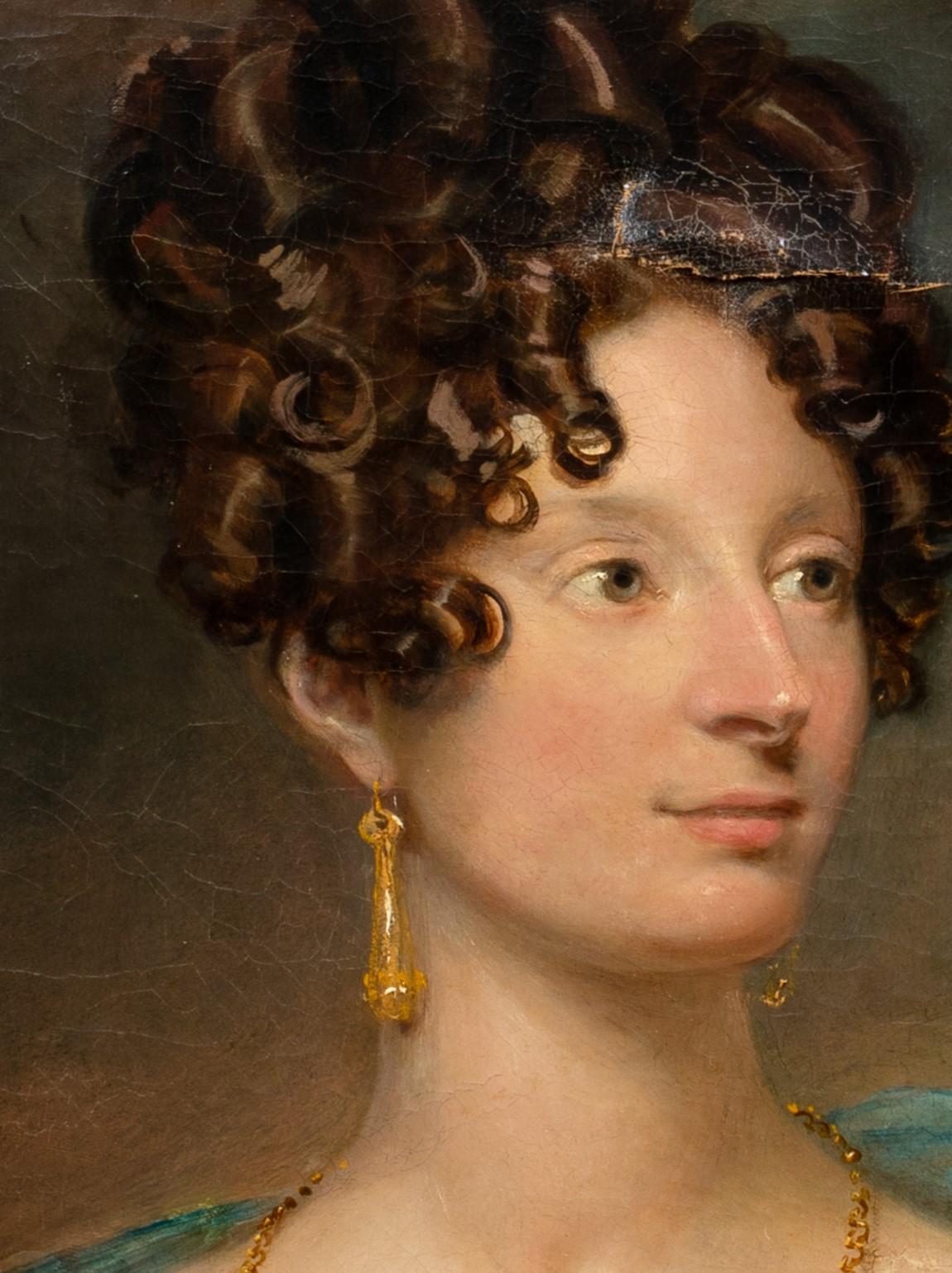 Unknown - Portrait Of Emma Delmar, Daughter of Delmar Estate (Tea and ...