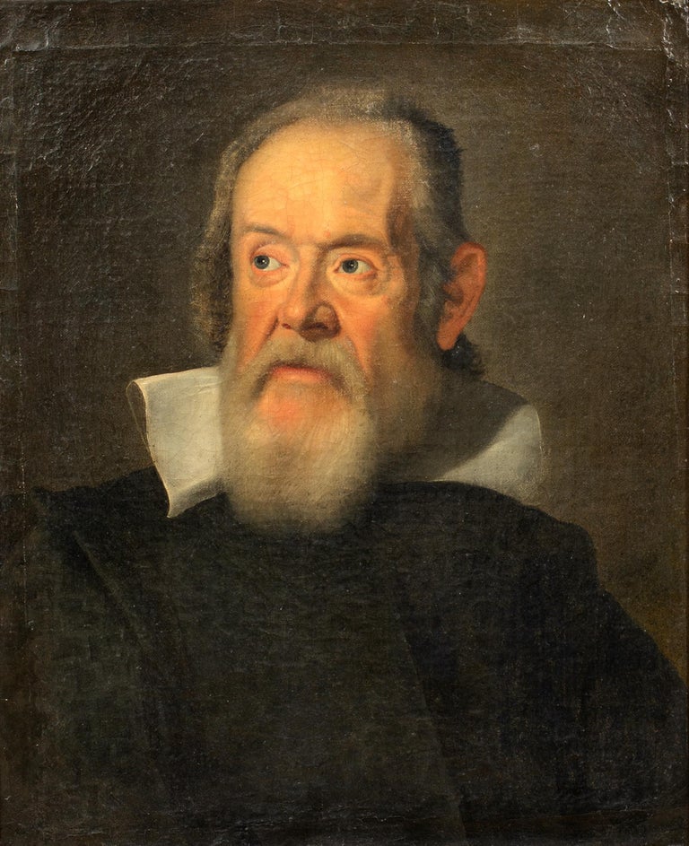 Unknown - Portrait of Galileo Galilei (1564-1642), 17th Century at 1stDibs