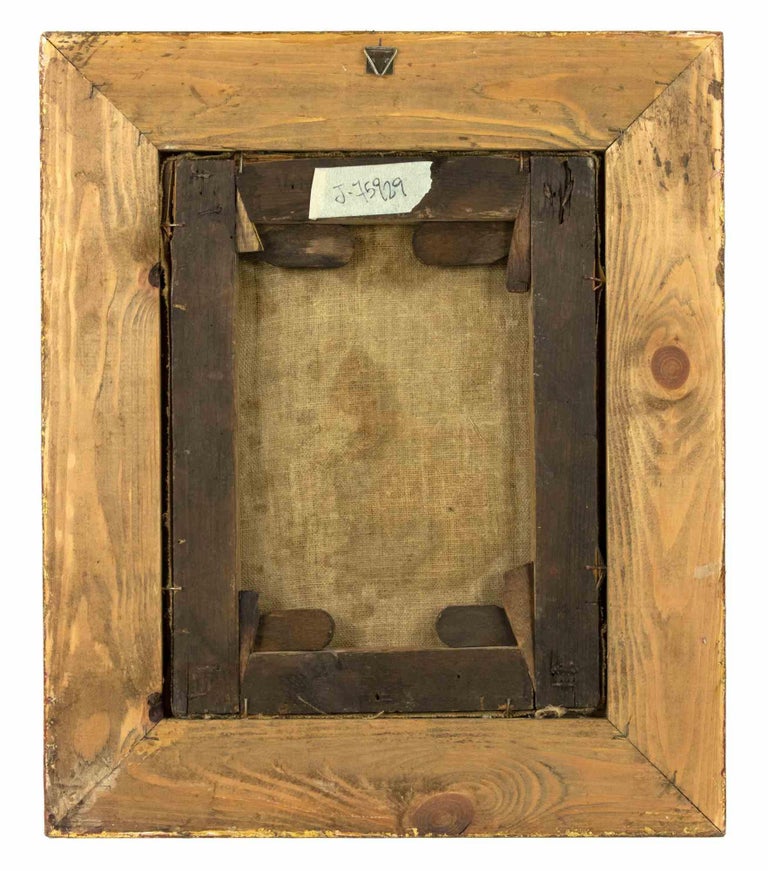 Unknown - Portrait of Garibaldinian Soldier - Oil Paint - Late 19th ...