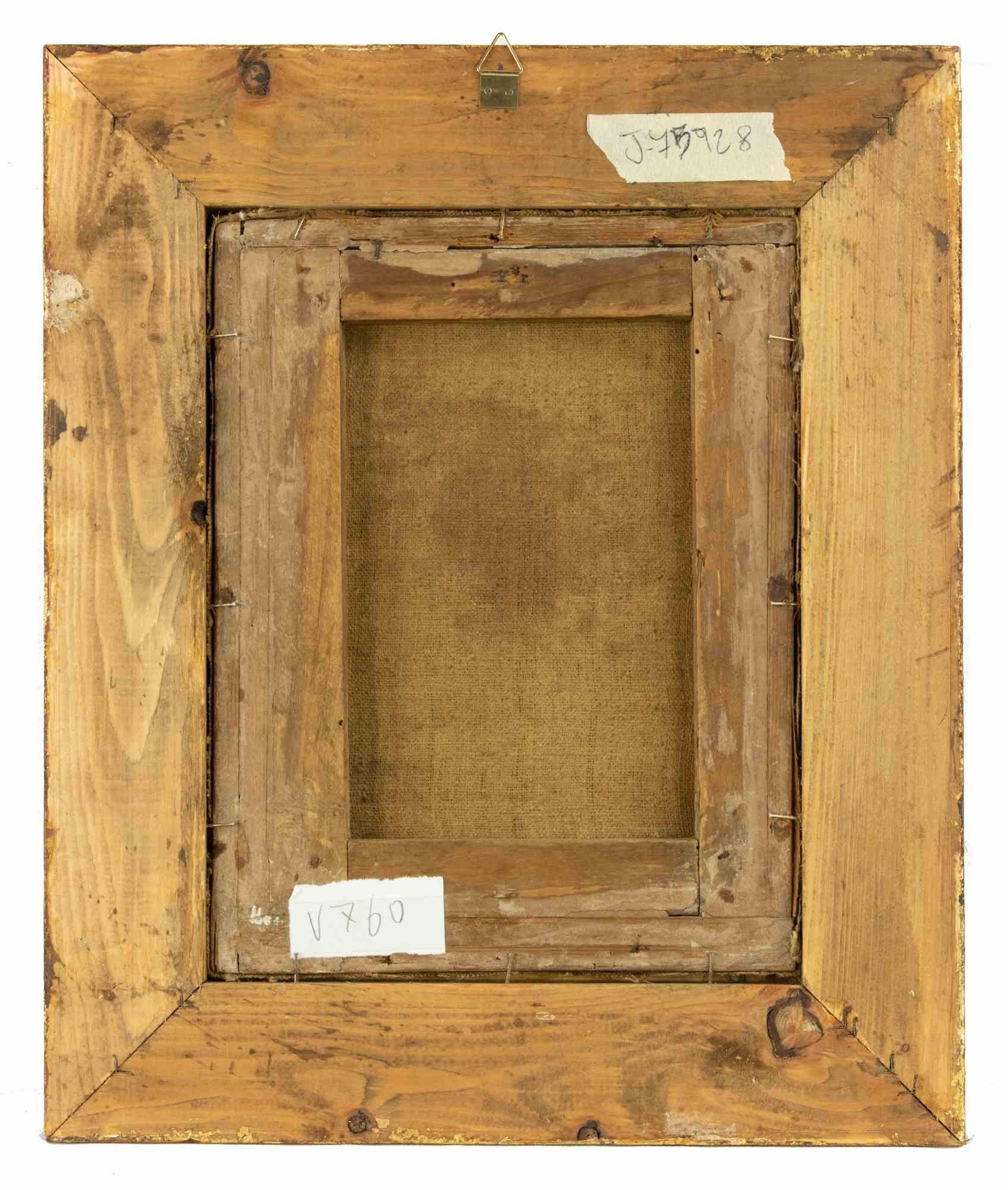 Unknown - Portrait of Garibaldinian Soldier - Oil Painting - 19th ...