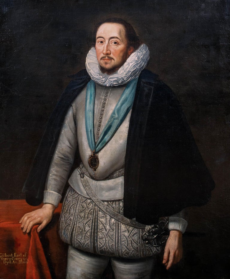 Unknown - Portrait Of Gilbert Talbot 7th Earl of Shrewsbury (1552-1616 ...