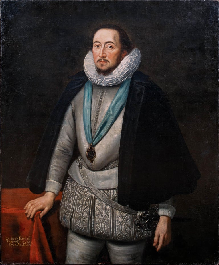 Unknown - Portrait Of Gilbert Talbot 7th Earl of Shrewsbury (1552-1616 ...