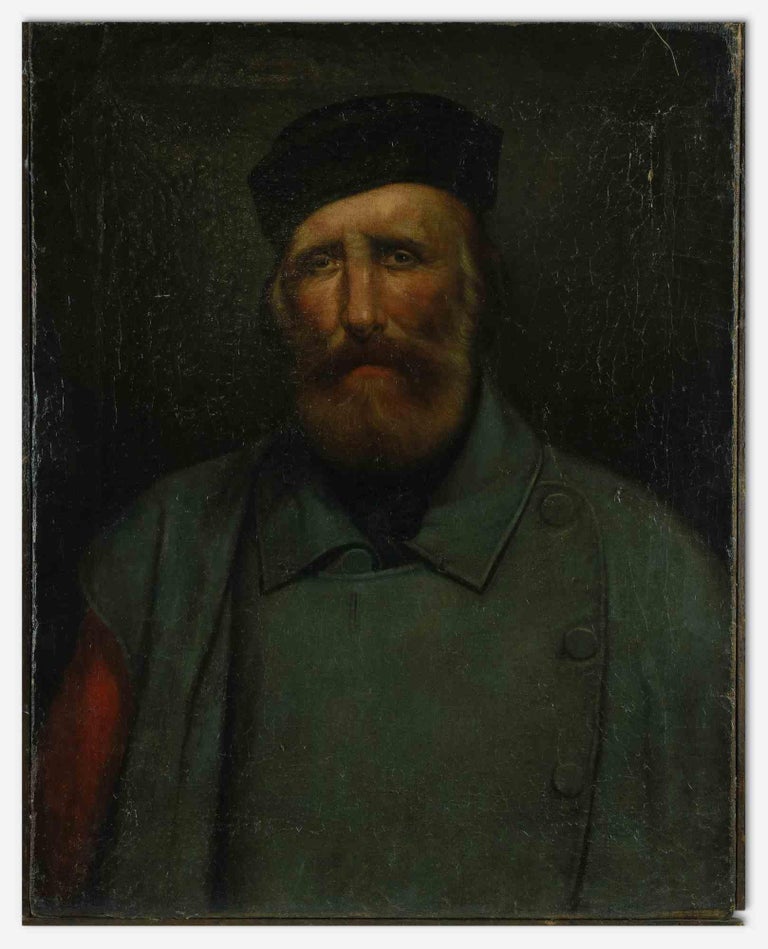 Unknown - Portrait of Giuseppe Garibaldi - Oil Paint - 19th Century For ...