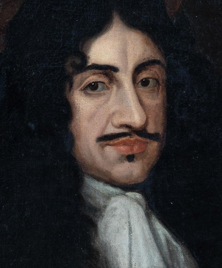 Unknown - Portrait Of King Charles II (1630-1685), 17th Century For ...