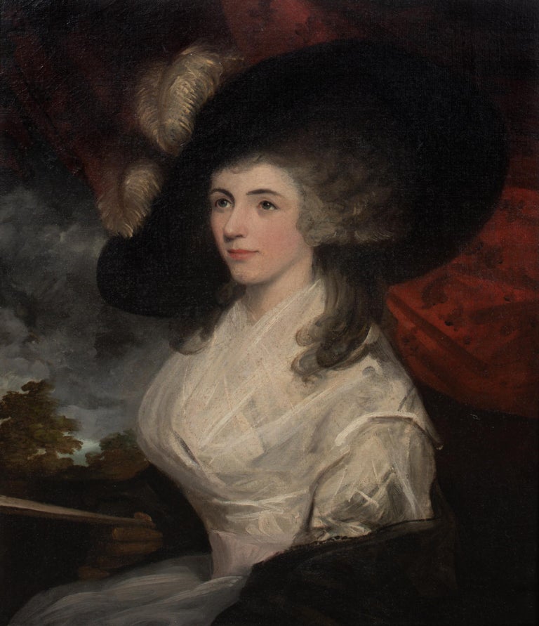 Unknown - Portrait Of Lady Frances Mary Harford, 18th Century George ...