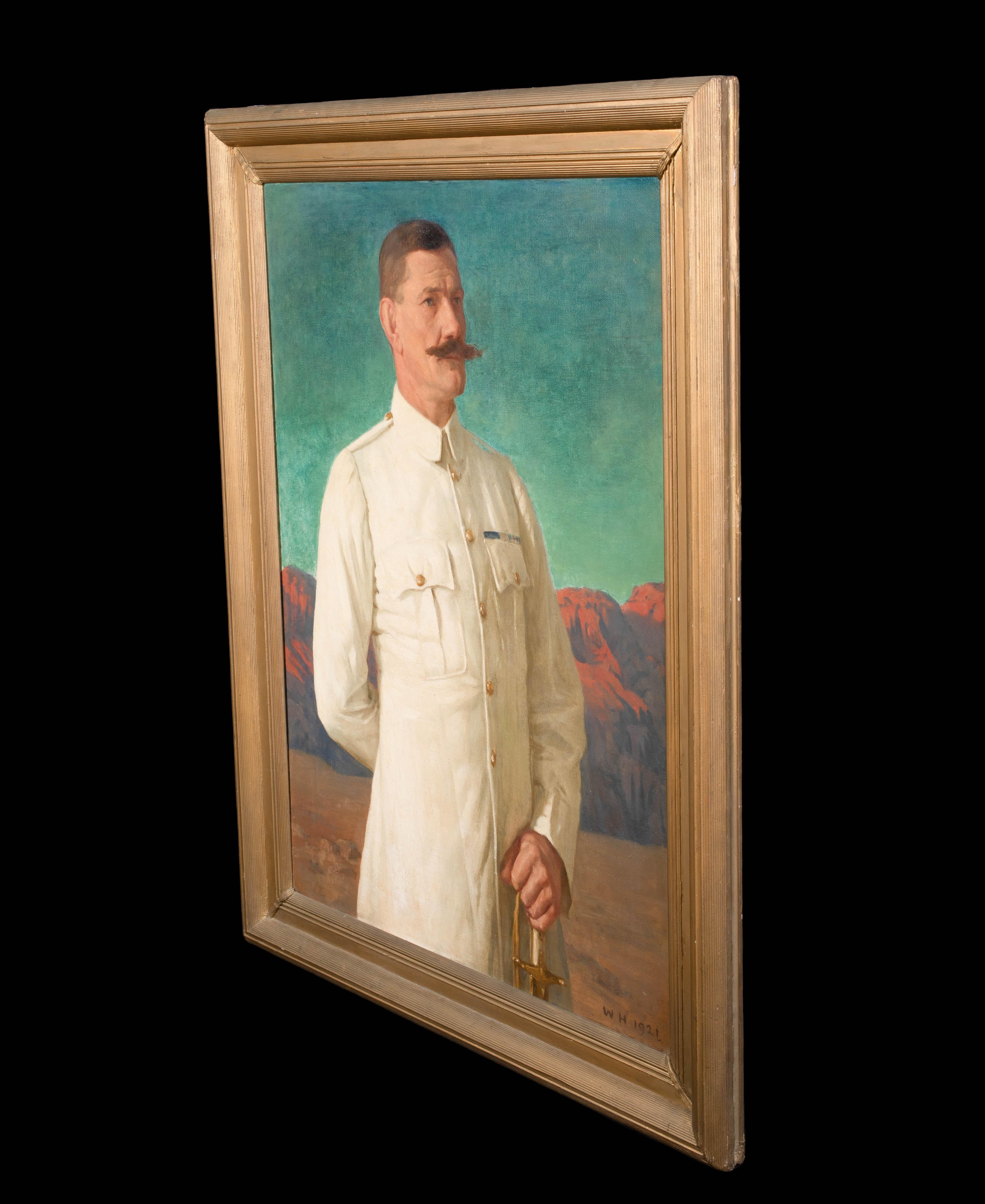 Unknown - Portrait Of Major H. R. Lawrence 40th Pathans Indian Army ...