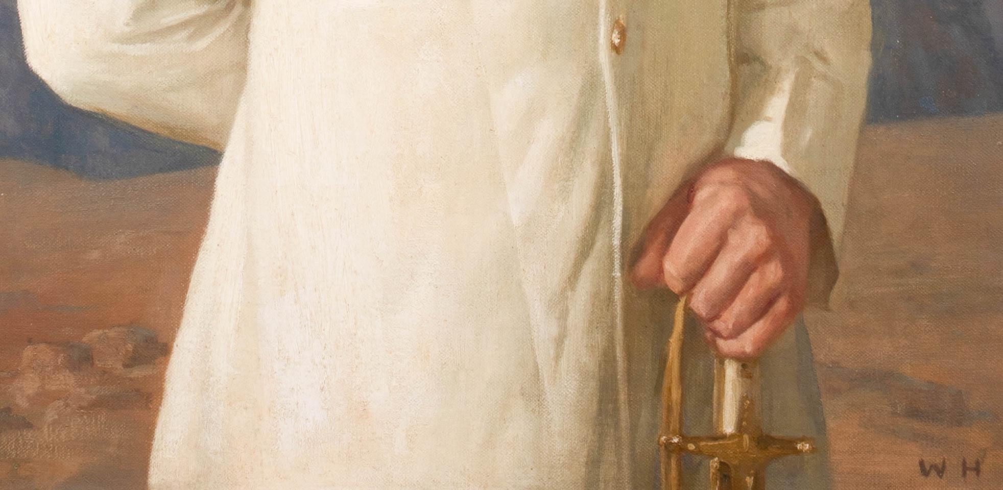 Unknown - Portrait Of Major H. R. Lawrence 40th Pathans Indian Army ...