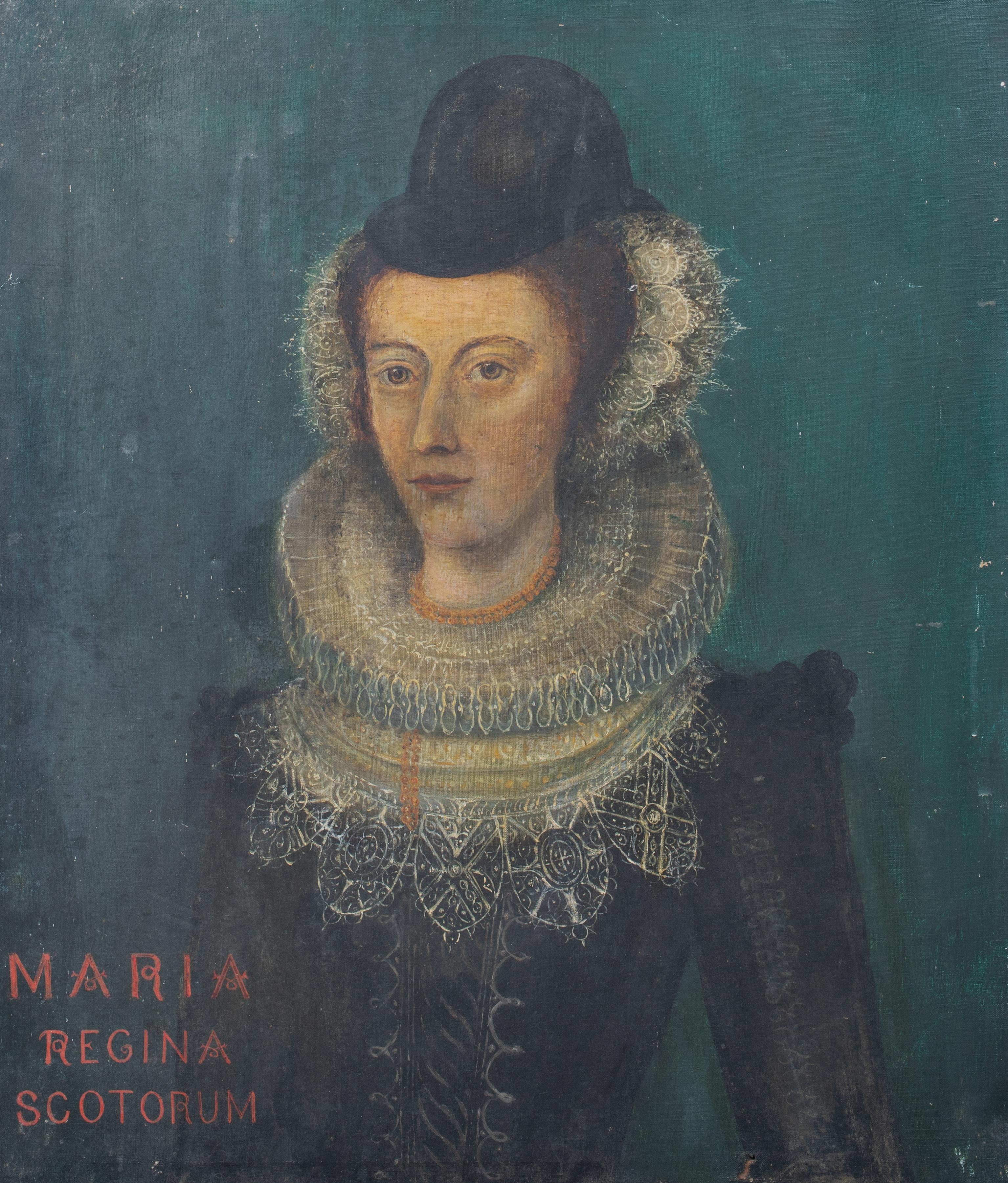 Unknown - Portrait Of Mary Queen of Scots (1542-1587) English School ...
