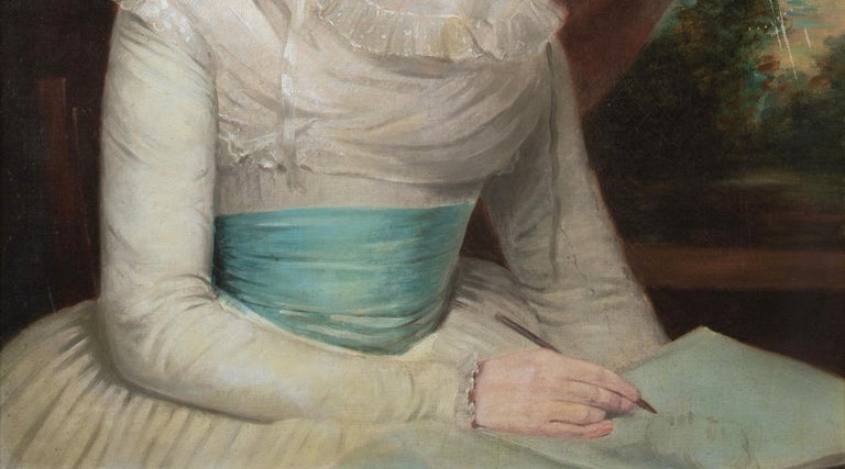 Unknown - Portrait Of Mrs Wilson, Wife Of Captain Henry Wilson, East ...