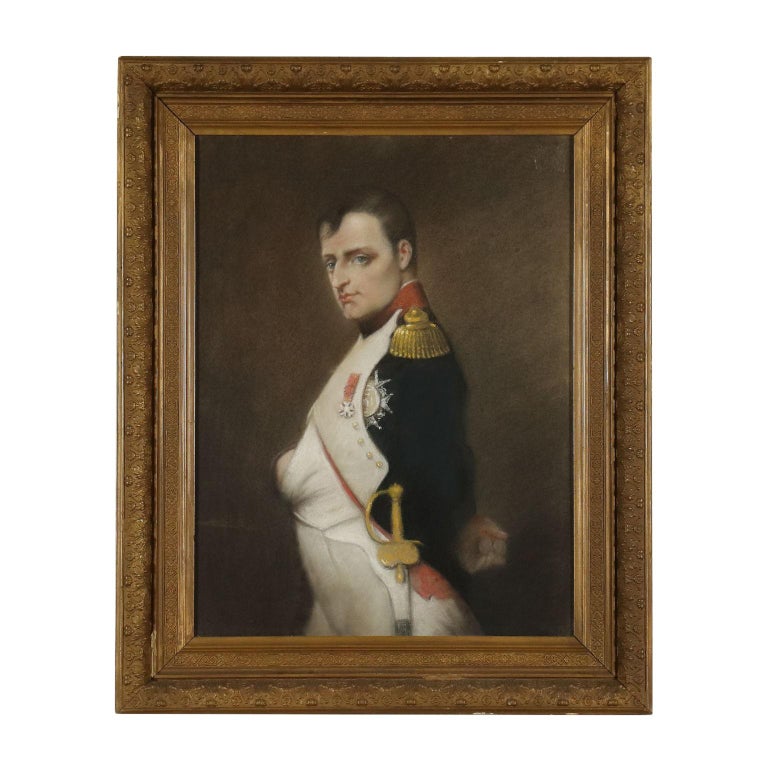 Unknown - Portrait Of Napoleon Bonaparte Pastel On Paper Late ''800 ...