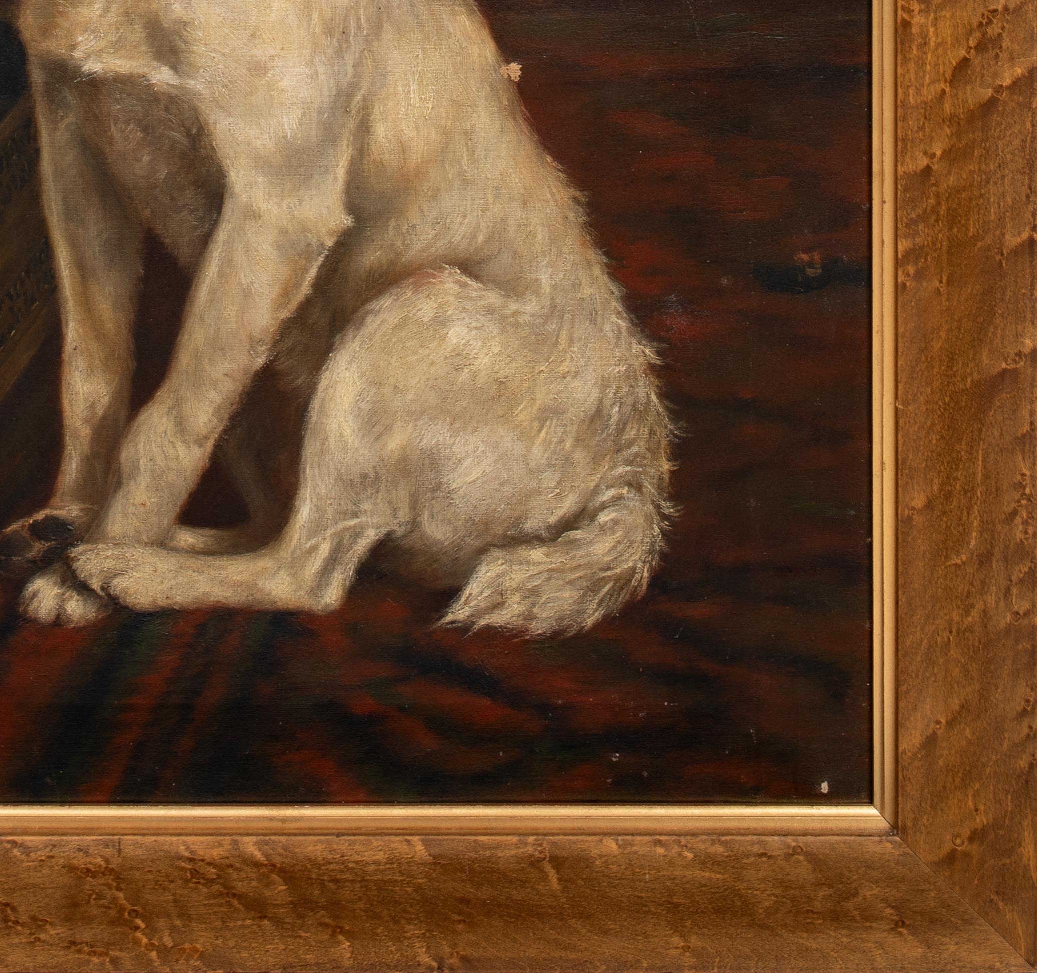 Unknown - Portrait Of "Pip" A Jack Russell Terrier, circa 1895 Philip ...