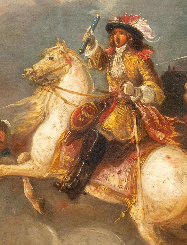 Unknown - Portrait Of William Of Orange (1650-1702) At The Battle Of ...