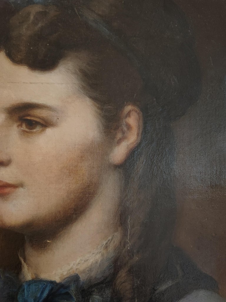 Unknown - Portrait of young girl For Sale at 1stDibs