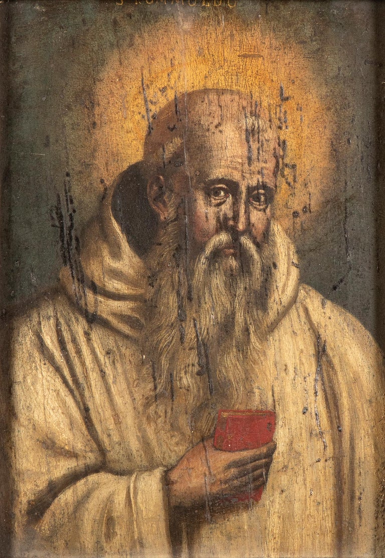 Unknown - Portrait Painting of Saint Romuald Italian School of 16th ...